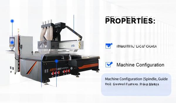 Quality 1300×2500mm CNC Wood Router Machine For Kitchen Cabinet And Furniture Production for sale