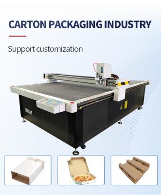 China 1625 Rubber Gasket Industry Cutting Machine Felt Vibrating Knife Cutter 380V for sale