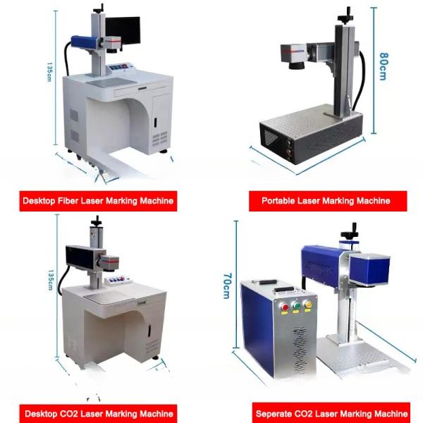 Quality Fiber Laser Marking Engraving Machine For Metal Logo Nameplate 10W 20W 30W 50W for sale