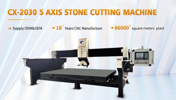Quality 5 Axis Cnc Marble And Granite Bridge Saw Cutting Machine For Natural Rock for sale