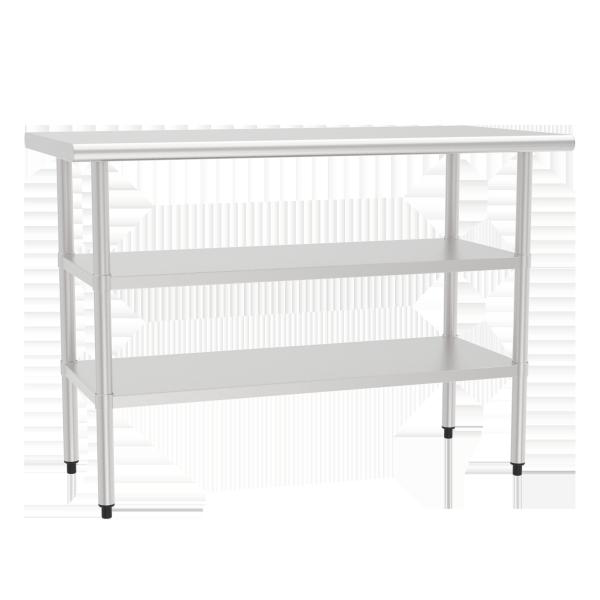 Quality NSF Certified Heavy Duty Stainless Steel Table With Undershelf And Galvanized for sale