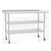 Quality Commercial Heavy Duty Stainless Steel Table With Caster Wheels NSF Certified For for sale