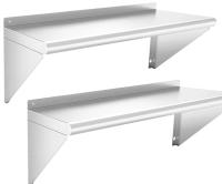 Quality Wall Mounted Stainless Steel Shelf For Restaurant Kitchen Storage for sale