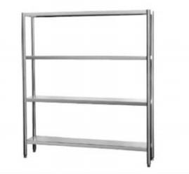 Quality 5 Tier Adjustable Shelf Storage Unit Heavy Duty Stainless Steel Shelving For for sale