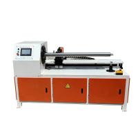 China Automatic Round Knife Tube Cutter Paper Core Cutting Machine 76mm Inner Diameter 1200mm Length for sale