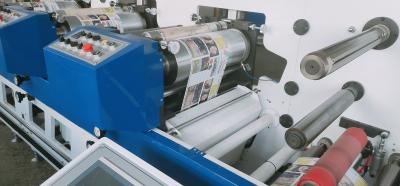 China 8 de Drukmachine 350950mm van het kleuren Flexographic Etiket Drukbreedte Te koop