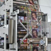 China 8 Color Flexo Label Printing Machine 190-380mm Printing Length ±0.1mm Accuracy for sale
