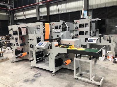 Cina Tyvek Bracelet Automatic Flexo Printing Machine con macchina rotante per taglio a stampo in vendita