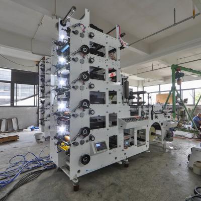 Cina Macchina per la stampa di adesivi flessibili da 1 a 8 colori ad alta precisione e alta durata in vendita