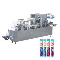 China Automatic Three Toothbrush Blister Packing Machine 260mm PLC Control Pneumatic for sale