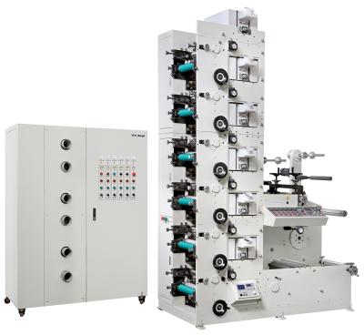 Cina Stampatrice di carta dell'etichetta di Flexo 380V 3 colore di fase 50HZ 6 con il rivestimento in vendita