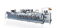 China 7 Color 600mm Wide Roll Cardboard Flexo Printing Machine 80m/min for sale