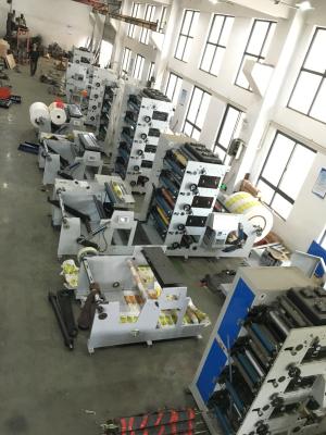 Cina Stampatrice di carta dell'etichetta di Flexo 380V 3 colore di fase 50HZ 6 con il rivestimento in vendita