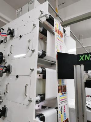 Cina Stampatrice di carta dell'etichetta di Flexo 380V 3 colore di fase 50HZ 6 con il rivestimento in vendita