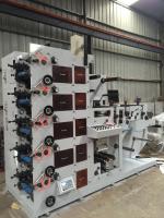 China 6 Color PVC Label Printing Machine 320mm Ceramic Anilox Roller 220V 380V for sale