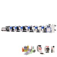 China Jumbol Roll Inline Printing Machine 6 Color 600mm Width Water Based Ink for sale