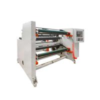 China 380V 1600mm Slitter Rewinder Machine Touch Screen Control Paper Film PVC Nonwoven for sale