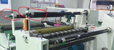 Cina Rotolo di rame della stagnola 1300 che fende e macchina di riavvolgimento con la laminazione di riscaldamento di Electirc in vendita