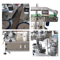 China Double Sided Flat Bottle Labeling Machine 25-200 pcs/min 220V for sale
