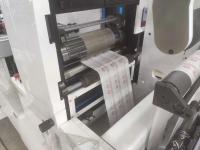 China Flexo Label Printing Machine 320mm with Intermittent Die Cutting System 110m/min for sale