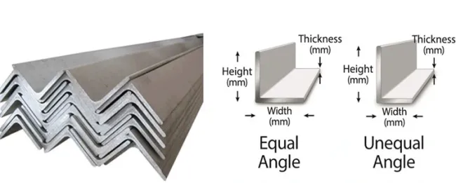 L Shape Profile Stainless 304 Angle Steel 201 304 316 Stainless Angle Bar