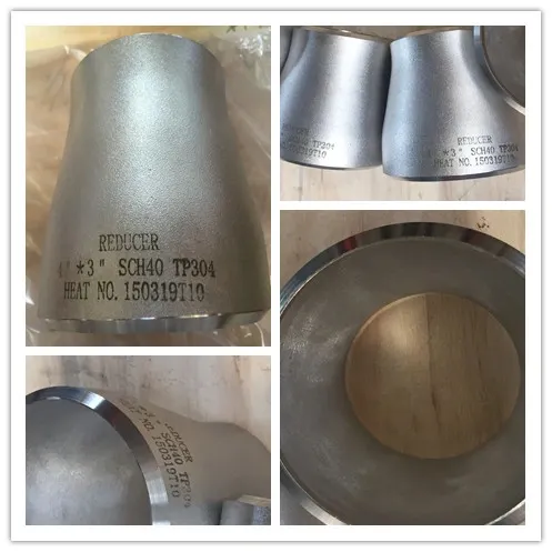 Smls Bw Seamless Stainless Steel Ss Pipe Fitting 304 316 316L Super Duplex 2205 2507 Uns32750 Uns31803 Eccentric Concentric Reducer