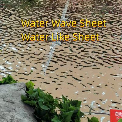 China 304/316l Espelho de estampação de ondas de água Chapa de aço inoxidável para decoração de parede e teto à venda