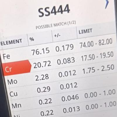 중국 DIN 1.4521 UNS S44400 SUS444 스테인리스 스틸 시트 0.5-3mm 2B 표면 1220mm 물 탱크 판매용