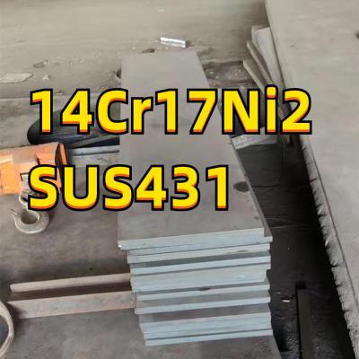 중국 고온 롤링 ASTM 431 SUS431 14Cr17Ni2 DIN1.4057 스테인리스 스틸 판 6-100mm 판매용