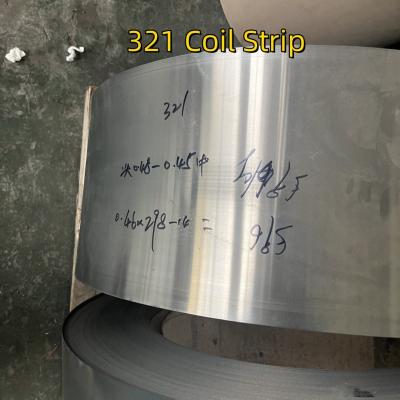 Cina Grado 1.4541 X6CrNiTi1810 SUS 321 Coil in acciaio inossidabile laminato a freddo 2B levigato 0,5*298mm in vendita