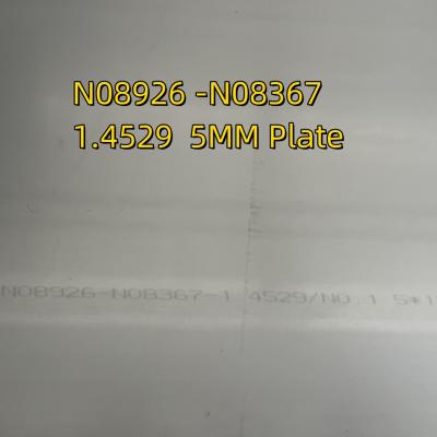 Cina Materiale della piastra in acciaio inossidabile AL6XN SB688 NO8367 Con 3,1 Cert 6000 x 1250 x 25 mm in vendita