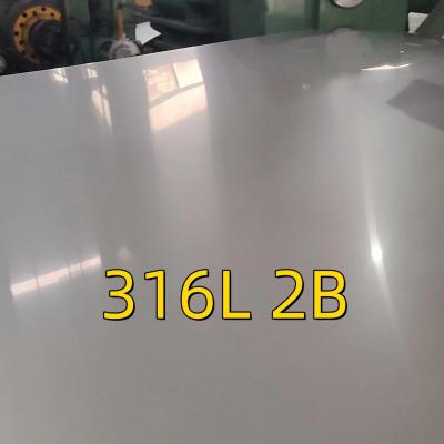중국 ASTM A240 2b Mtc 및 Pmi 인증 Ss316l 0.5 * 1220 * 2440 스테인리스 스틸 시트 판매용