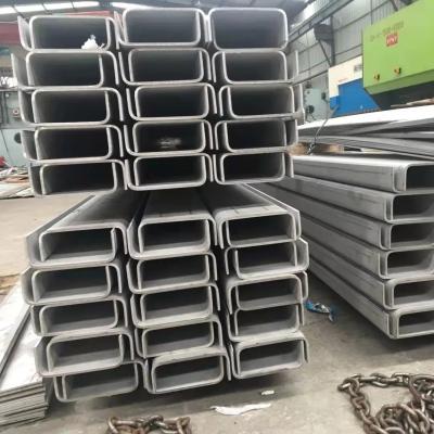 China Hot Rolled 304 Stainless Steel U Channel with Bright Surface and 30*30-100*100mm Size for Structural Use for sale