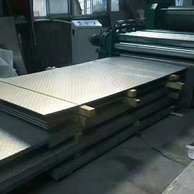 China 304 Stainless Steel Hot Rolled Checkered Floor Plate with Durable Checkered Surface for sale