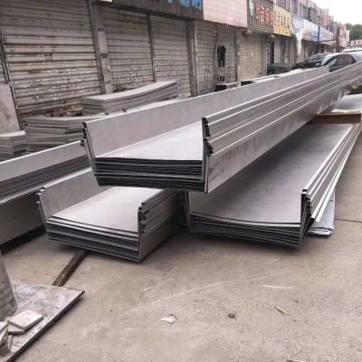China 321 Stainless Steel Gutter Cold Rolled Bright Surface Drain Gutter for Tile Profile Plate for sale