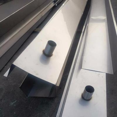 China Polished ASTM 201 304 316 Stainless Steel Rain Gutter System with Cold Rolled Technique for sale