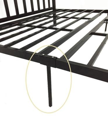 Cina Letto del metallo della mobilia di progettazione del rivestimento della polvere, forza del letto singolo del ferro di Rod ultima in vendita