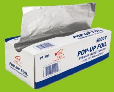 China 9''x10 3/4 Pollution-free POP-UP Foil Aluminum Foil Sheet GRILL WRAPPERS for sale