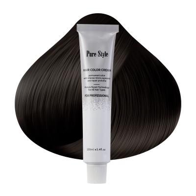 China PureStyle Professional Herbal Cream Hair Dye Non-Allergic and Low Ammonia Natural Ingredients Factory Manufacturers Wholesale for sale