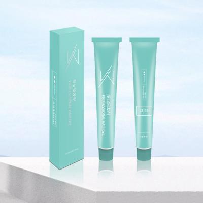 China SHUJI 90ml Long-Lasting OEM Herbal Hair Dye Cream Professional Salon Use Permanent Color Harmless for sale