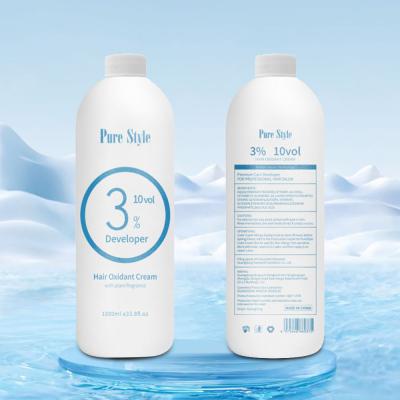 China PureStyle 1000ml Professional Peroxide Developer Best Price Wholesale Natural Hair Oxidant Cream OEM/ODM Manufacturer for sale