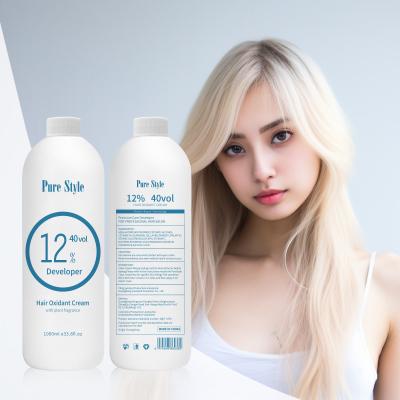 China PureStyle 1000ml Professional Peroxide Developer Best Price Wholesale Natural Hair Oxidant Cream OEM/ODM Manufacturer for sale
