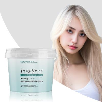 China High Quality 1000g PureStyle Organic Blue Hair Bleaching Powder Light Blonde up to 9 Level OEM Available for sale