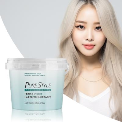 China High Quality 1000g PureStyle Organic Blue Hair Bleaching Powder Light Blonde up to 9 Level for Salon OEM for sale