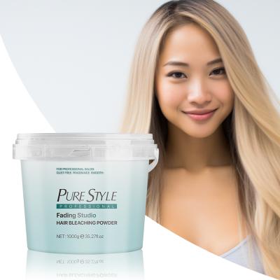 China High Quality 1000g PureStyle Organic Blue Hair Bleaching Powder Light Blonde up to 9 Level In Stock OEM for sale