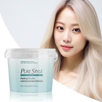 China PureStyle OEM Organic Blue Hair Bleaching Powder High Quality 1000g Light Blonde up to 9 Level for Hair Color Enhancement for sale