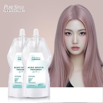 China Purestyle Professional Acidic Keratin Treatment Hair Mask Japanese Raw Material Brazilian Baked Oil Perm Lotion for sale