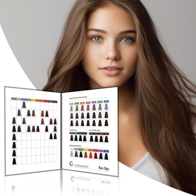 China Purestyle Professional Hair Color Chart 47 High Quality Colors Best Price and Low MOQ for Salons for sale