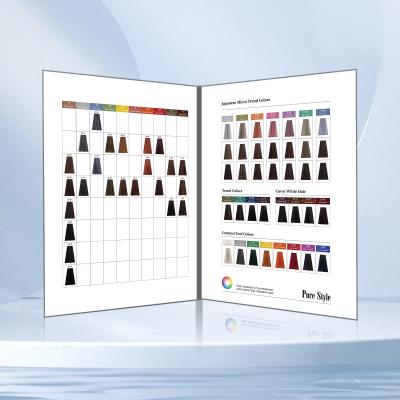 China Purestyle Professional Hair Color Chart 47 Colors for Salons for sale