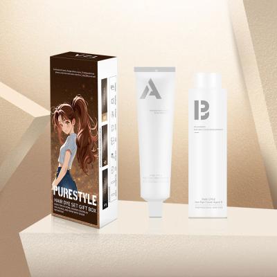 China Permanent Home Hair Dye Ammonia Free Herbal Formula for Men Women OEM Available for sale